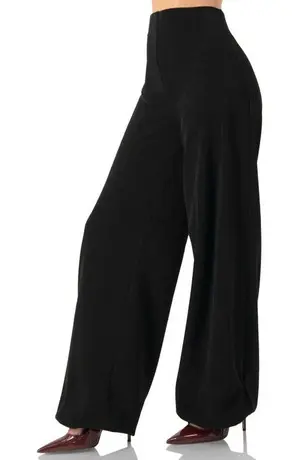 IVONNE Corduroy Wide-leg Trousers