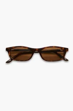 INDY Joey Square Polarized Sunglasses - Brown
