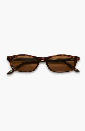 INDY Joey Square Polarized Sunglasses - Brown