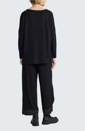 LUUKAA Cropped Wide-leg Pants