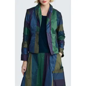 LUUKAA Litia Striped Jacket - Oasis Blue