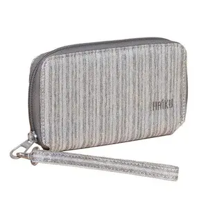 HAIKU Intrepid Rfid Blocking Wristlet - Gray Poplar