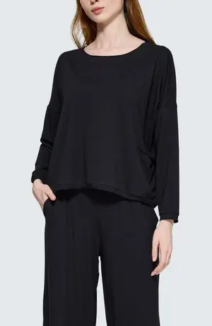 LUUKAA Lana Boxy Blouse - Black