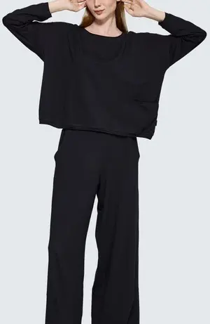 LUUKAA Lana Boxy Blouse - Black