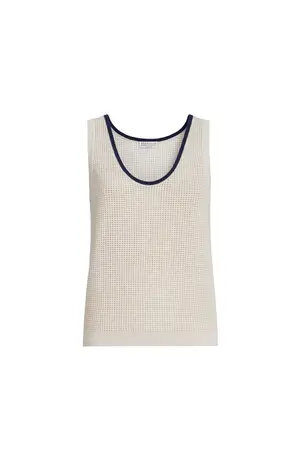 Brunello Cucinelli Net Knit Top