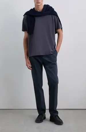 SCALPERS Solid Tee - Anthracite