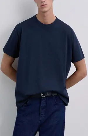 SCALPERS Solid Tee - Darknavy