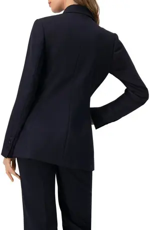IVONNE Tailored Notched Lapel Single-button Blazer