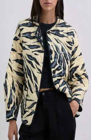 SCALPERS Gstaad Print Jacket - Animalprint