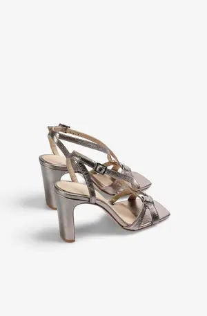 SCALPERS Metallic Heel Sandal