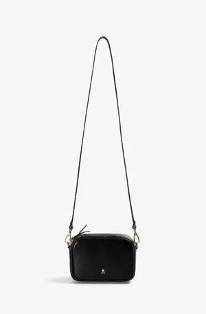SCALPERS Leather Mini Bag With Skull Detail