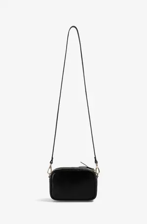 SCALPERS Leather Mini Bag With Skull Detail