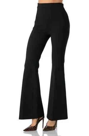IVONNE Flared Trousers - Black
