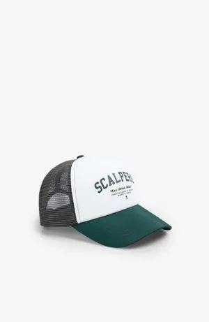 SCALPERS P Drink Trucker Cap - Green