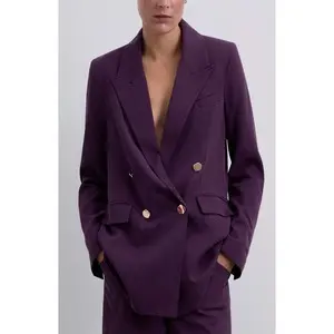 SCALPERS Cotton Double-breasted Blazer