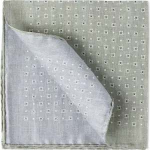 Brunello Cucinelli Pocket Square With Pattern - Khaki