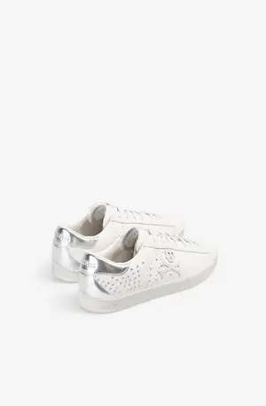 SCALPERS Henry Studs Sneakers - Offwhitesilver