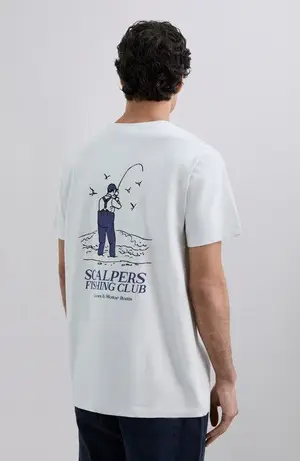 SCALPERS Fishing Tee - Lightgrey