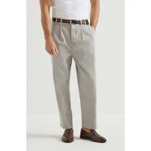 Brunello Cucinelli Lightweight Denim Trousers - Mud