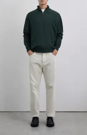 SCALPERS Peak Tricot Knit Sweater - Khaki