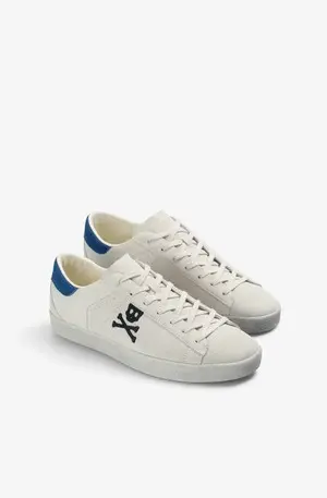 SCALPERS Henry Suede Sneakers - Whitenavy