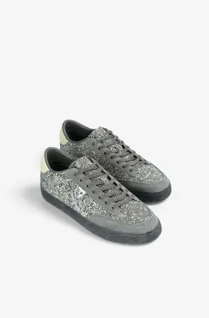 SCALPERS Suede And Glitter Sneakers