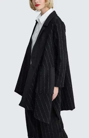 LUUKAA Sunniva Mixed-media Long Jacket