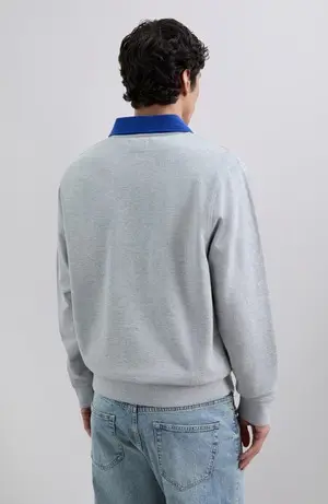 SCALPERS Contrast Polo Sweater
