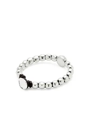 UNODE50 Leather And Beaded Bracelet