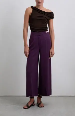 SCALPERS High-waisted Viscose Blend Culottes