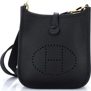 Hermès Evelyne Bag Gen Iii Clemence Tpm - Noir