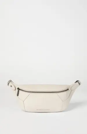 Brunello Cucinelli Soft Leather Belt Bag - Ivory