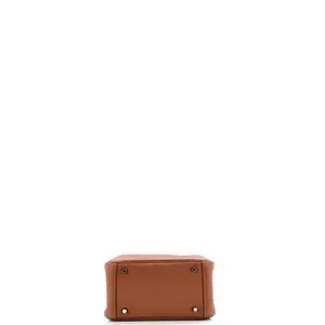 Hermès Lindy Quadrille Mini Bag Clemence With Canvas