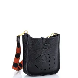 Hermès Evelyne Bag Gen Iii Clemence Tpm - Black