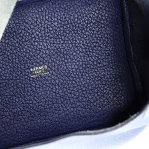 Hermès Picotin Lock Bag Clemence Pm - Blue