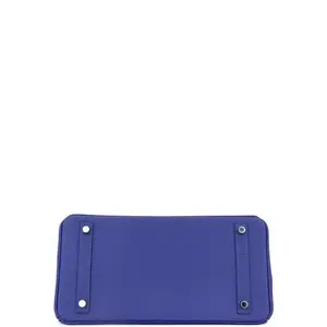 Hermès Birkin Handbag Epsom With Palladium Hardware 30 - Blue