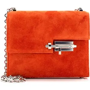 HERMES Verrou Chaine Bag Doblis Suede Mini