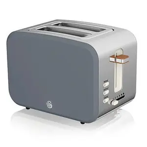 SWAN Nordic 2 Slice Toaster - Gray