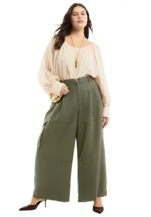 June + Vie Frill Pants For Women