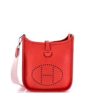 Hermès Evelyne Bag Gen III Clemence TPM Red