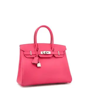 Hermès Birkin Handbag Epsom With Palladium Hardware 30 - Pink