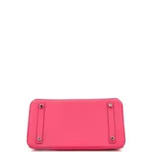 Hermès Birkin Handbag Epsom With Palladium Hardware 30 - Pink
