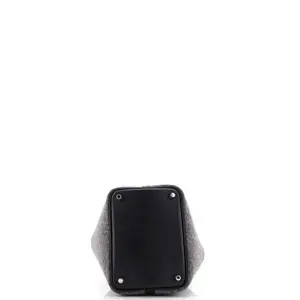 Hermès Picotin Lock Bag Felt With Leather Pm - Grey