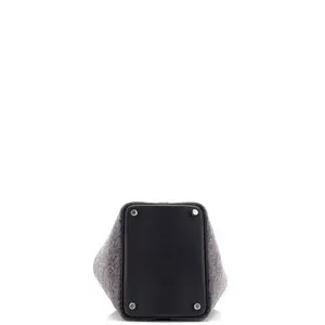 Hermès Picotin Lock Bag Felt With Leather Pm - Grey