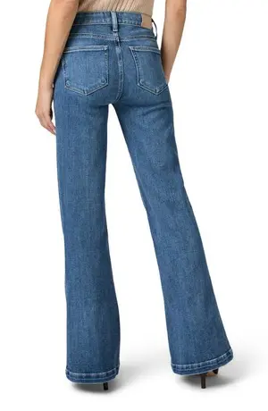 Paige Genevieve High-waist Bootcut Jeans - Bookshelf