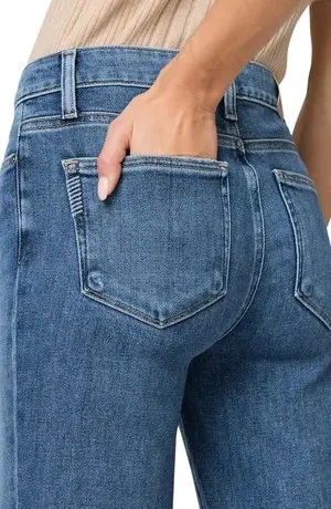 Paige Genevieve High-waist Bootcut Jeans - Bookshelf