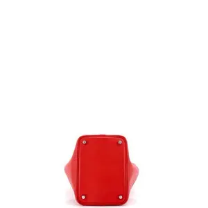 Hermès Picotin Lock Bag Tressage Epsom Pm - Red