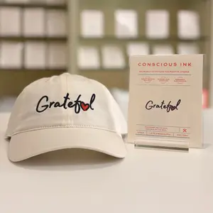 CONSCIOUS INK Grateful Access Cap With Ink - Faded Bone