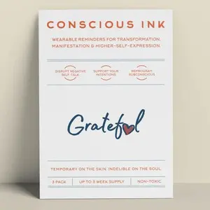 CONSCIOUS INK Grateful Access Cap - Faded Bone