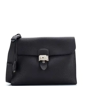 Hermès Sac A Depeches Messenger Bag Togo 29 - Black